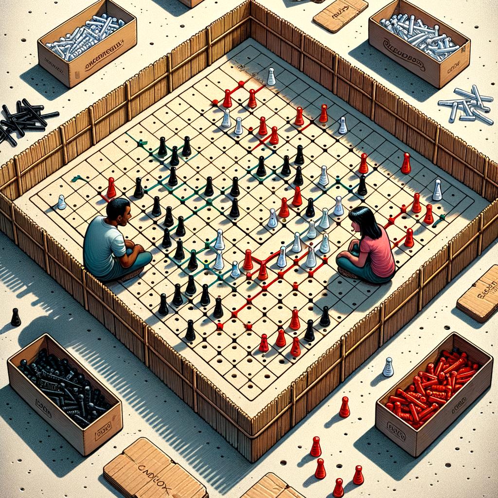 Twixt Strategy Board Game | The Gamers Guides